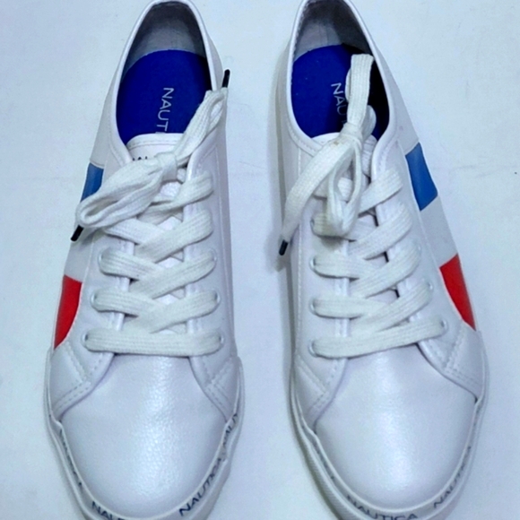 Nautica | Shoes | Nautica Yoselin Womens Colorblock Logo Sneakers 85 ...